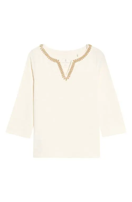 Tommy Bahama Ashby Isles Soutache Split Neck Top