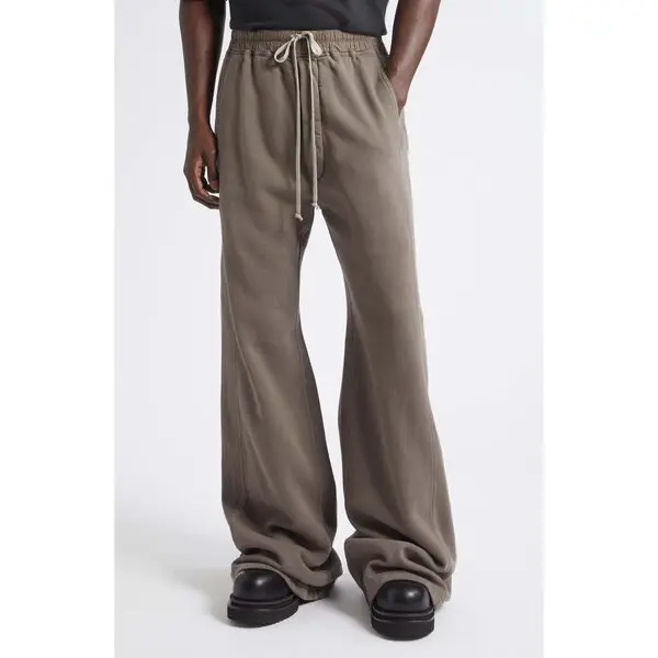 Rick Owens Pusher Wide Leg Pants - Dust