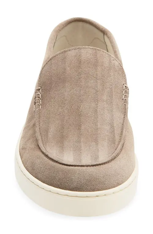 Brunello Cucinelli Chevron Slip-on Sneakers