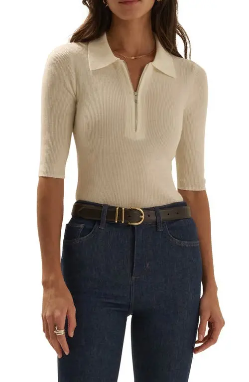 FAVORITE DAUGHTER The Downtown Polo - Ivory