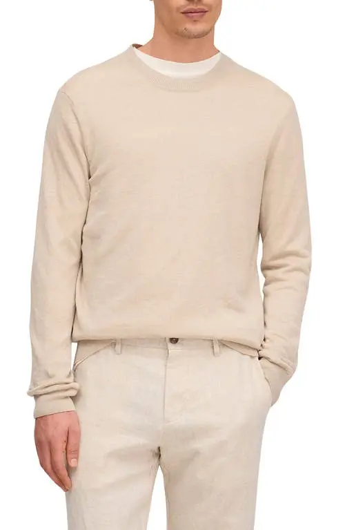 Nn07 Ted Linen Crewneck Sweater - Oat