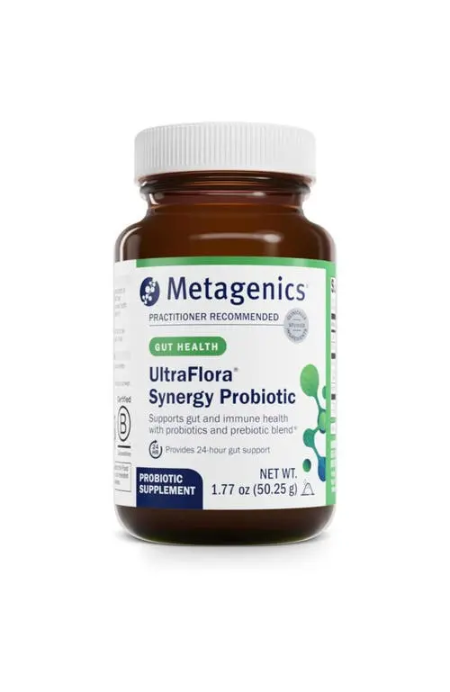 METAGENICS Ultraflora Synergy Probiotic Prebiotic Powder 1.77 Oz - None
