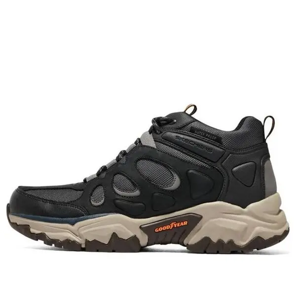Sketchers Terraform Athletic Lace Up High Top Sneakers - Black