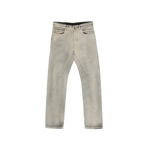 Rick Owens Grey Denim Regular & Straight-leg Jeans - Gray