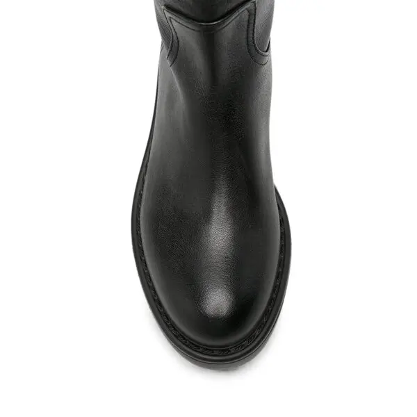 Miu Miu Leather Buckle Strap Shoes