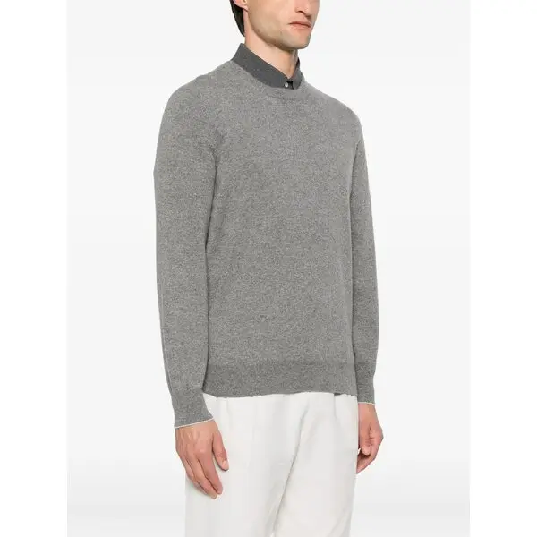 Brunello Cucinelli Grey Sweaters & Knitwear Jumpers