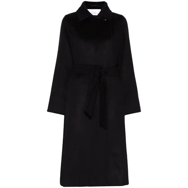 Max Mara Coats Single Breasted Coats - Black