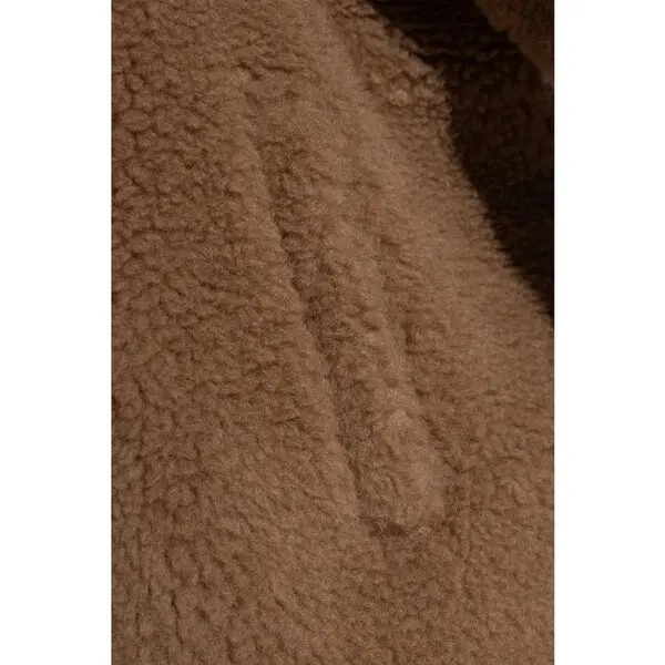 Max Mara Double-breasted Camel Hair And Silk Coat