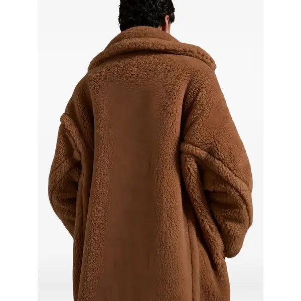 Max Mara Double-breasted Camel Hair And Silk Coat