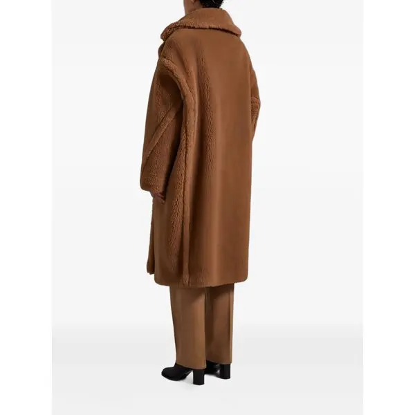 Max Mara Double-breasted Camel Hair And Silk Coat
