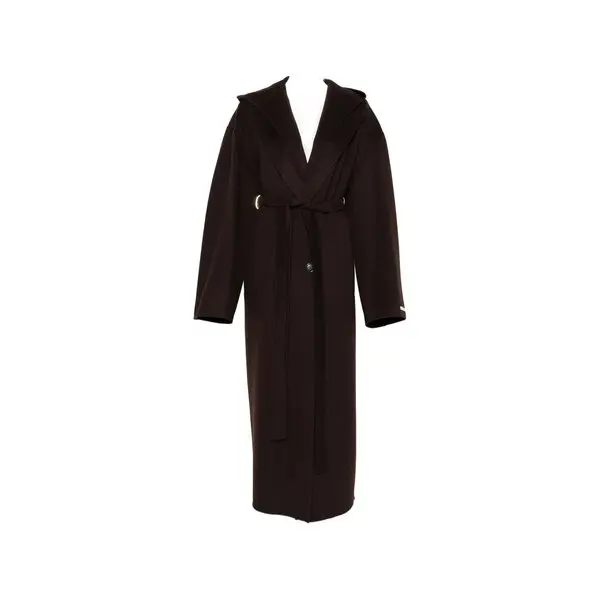 Sportmax Oversized Hooded Wool Coat