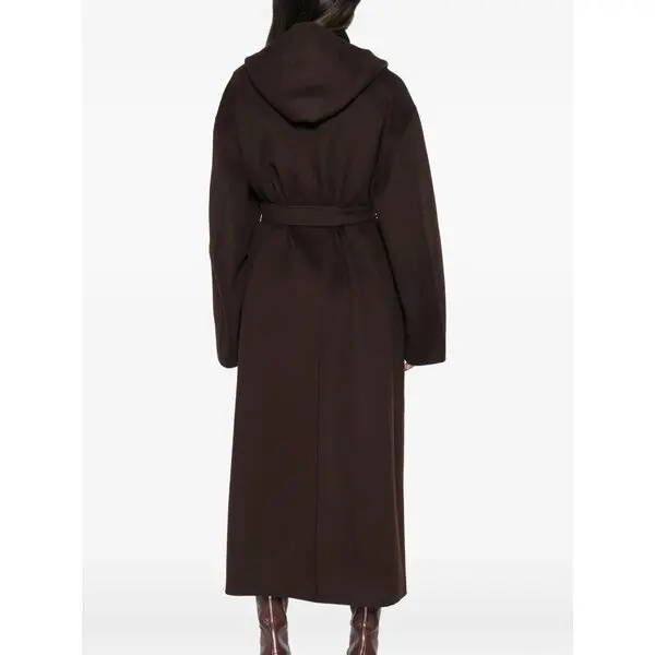 Sportmax Oversized Hooded Wool Coat