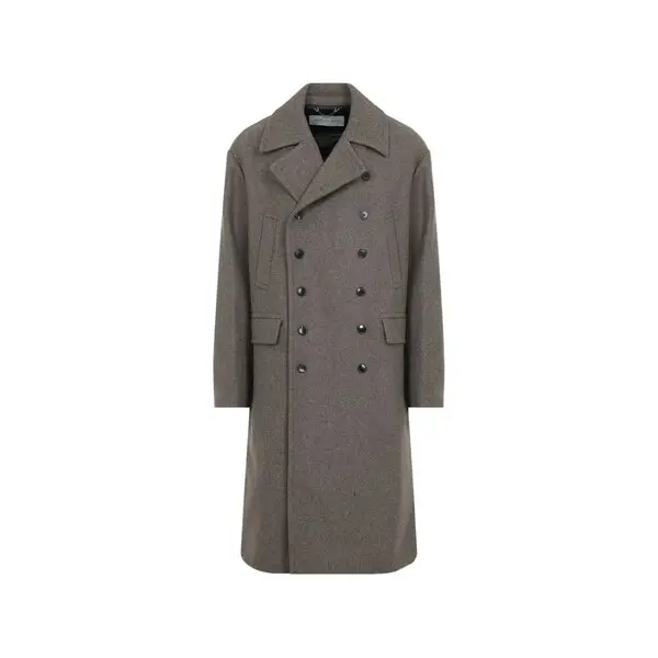 Dries Van Noten Wool Double-breasted Coat