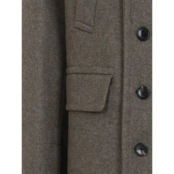 Dries Van Noten Wool Double-breasted Coat