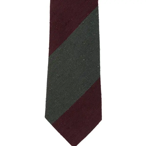 Tagliatore Silk Diagonal Stripe Neck Tie