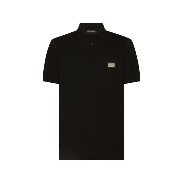 Dolce & Gabbana Polo Shirts - Black
