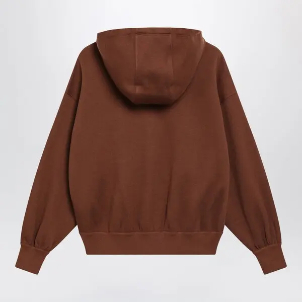 Loro Piana Brown Cotton Hoodie