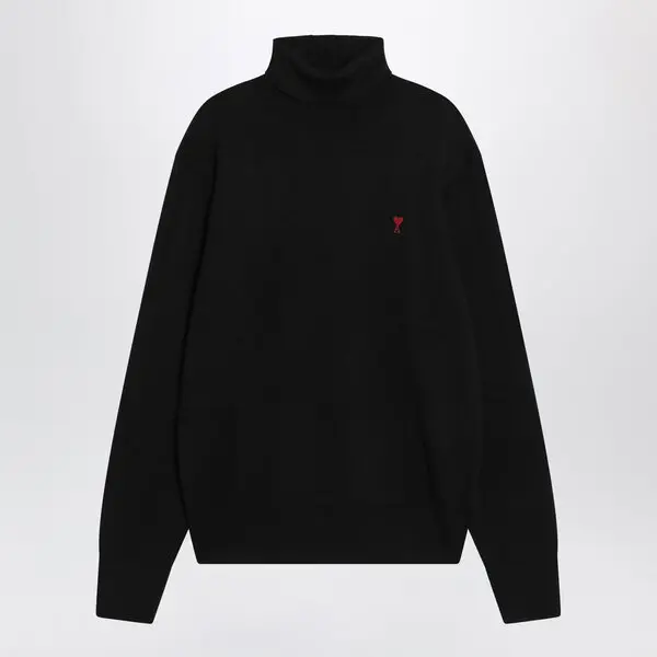 AMI Paris De Coeur Turtleneck Sweater