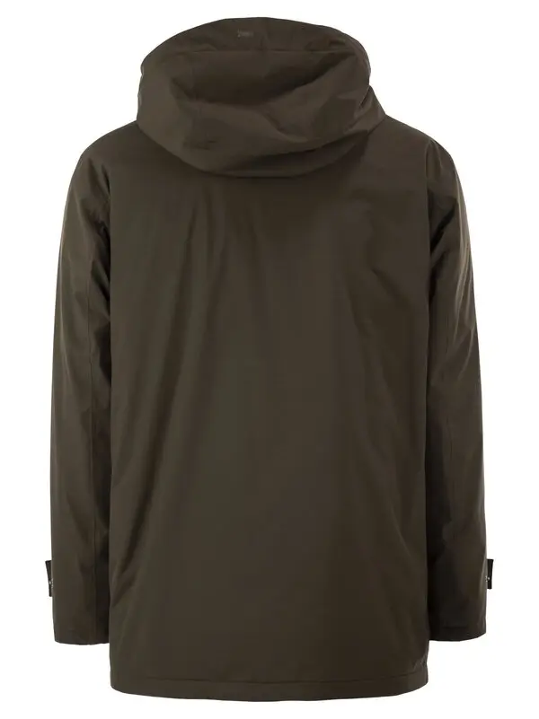 Herno Technical Hooded Padded Parka