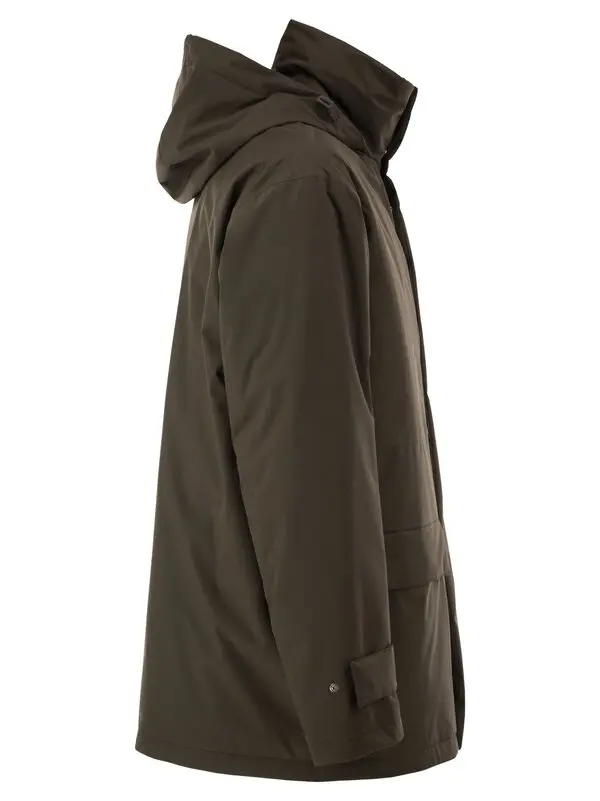 Herno Technical Hooded Padded Parka