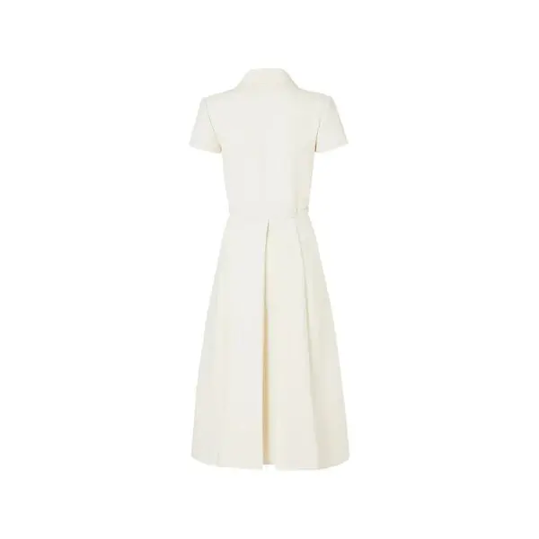 Fendi Wool And Silk Dress - White