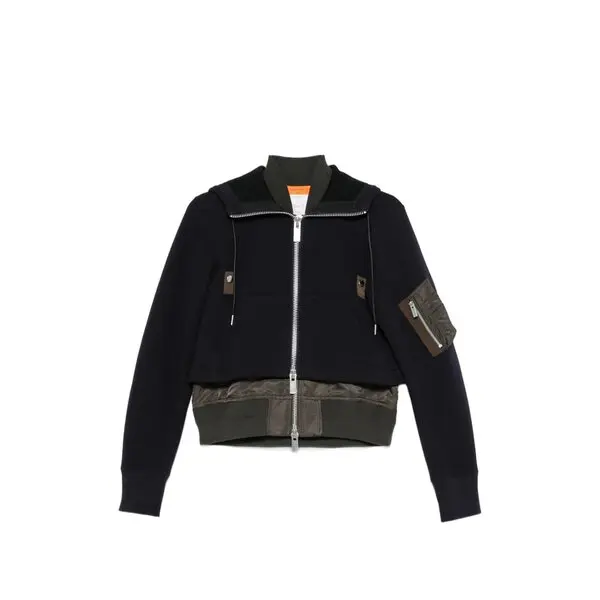 Sacai Jackets Bomber Jackets - Blue