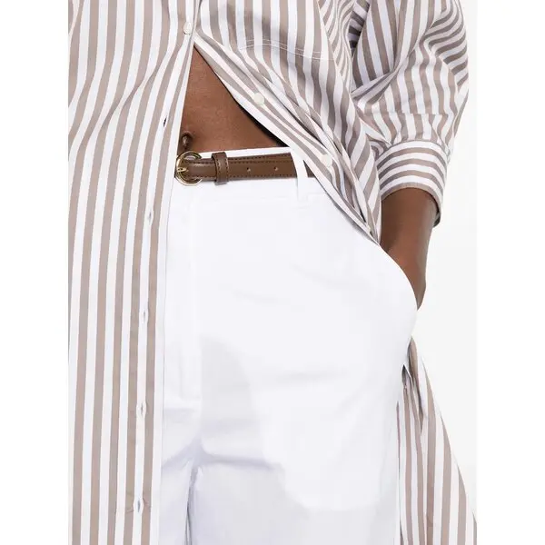 Max Mara High-waisted Wide-leg Trousers With Belt