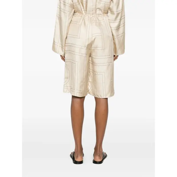 TOTEME Neutrals Trousers Cropped Trousers