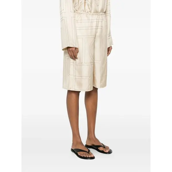 TOTEME Neutrals Trousers Cropped Trousers