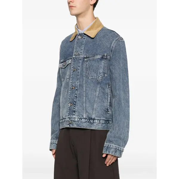 JW Anderson Corduroy Collar Denim Jacket