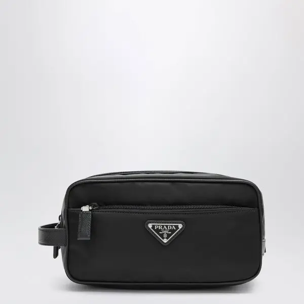Prada Re-nylon And Leather Pouch
