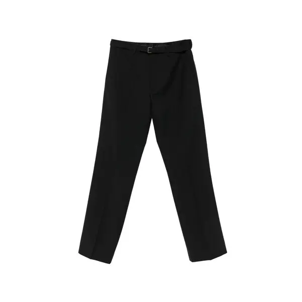 Dries Van Noten Belted Trousers - Black