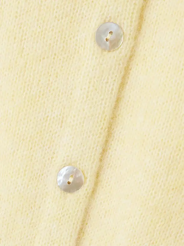 DÔEN Raglan Sleeve Wool & Alpaca Blend Cardigan - No