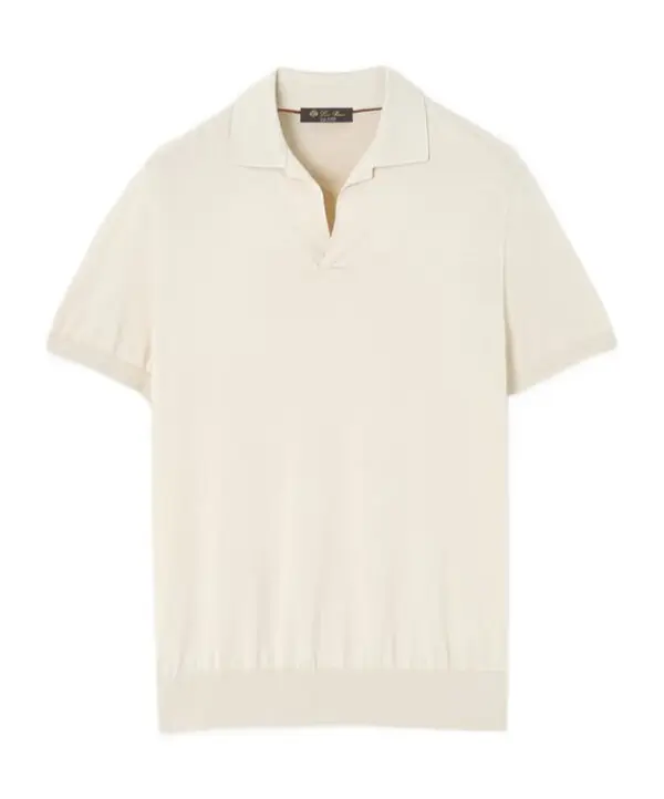 Loro Piana Short-sleeved Polo Shirt - Winter Sand