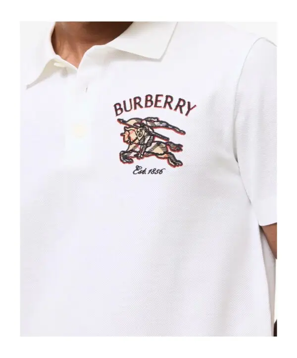 Burberry Knight Check Cotton Polo Shirt