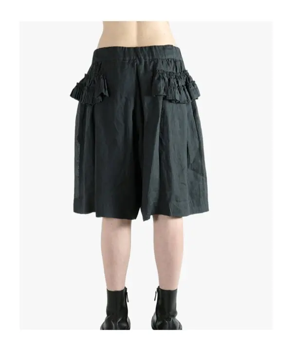Dries Van Noten Ramie Culottes - Black