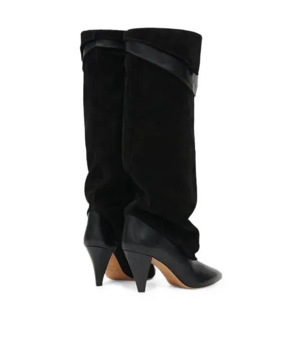 Isabel Marant Étoile Slouchy Cone-heel Pointed Toe Boots