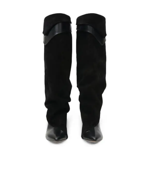 Isabel Marant Étoile Slouchy Cone-heel Pointed Toe Boots