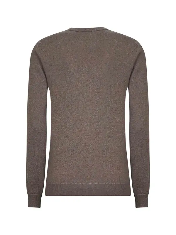 Brunello Cucinelli Long-sleeved Crewneck Sweater - Brown