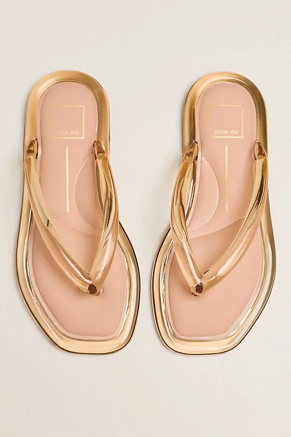 Dolce Vita Jozey Square-toe Flip-flops