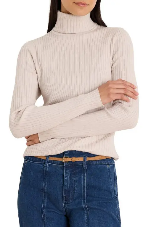 NIC+ZOE Ribbed Turtleneck Sweater