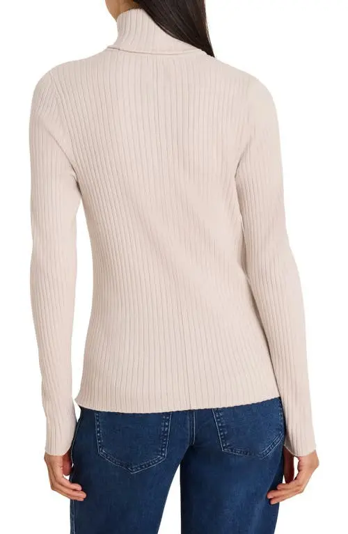 NIC+ZOE Ribbed Turtleneck Sweater