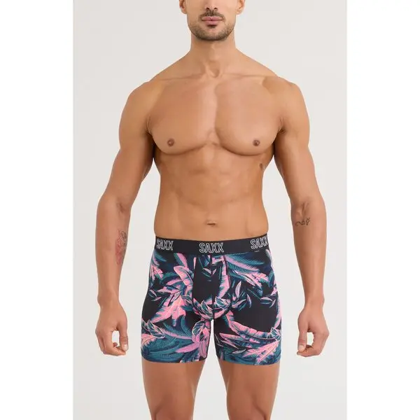 SAXX Droptemp™ Cooling Mesh Relaxed Fit Boxer Briefs - Black2