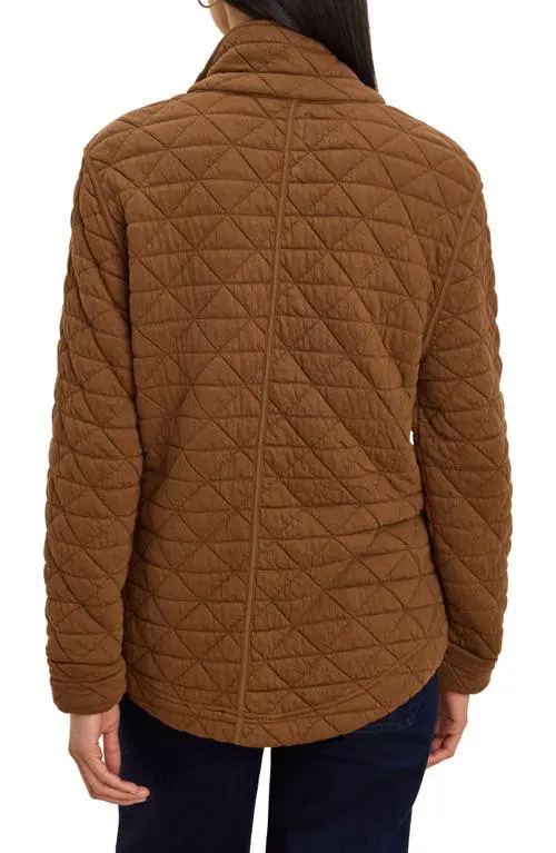 NIC+ZOE Quilted Femme Knit Jacket
