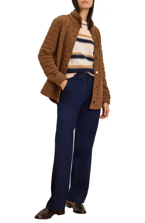 NIC+ZOE Quilted Femme Knit Jacket