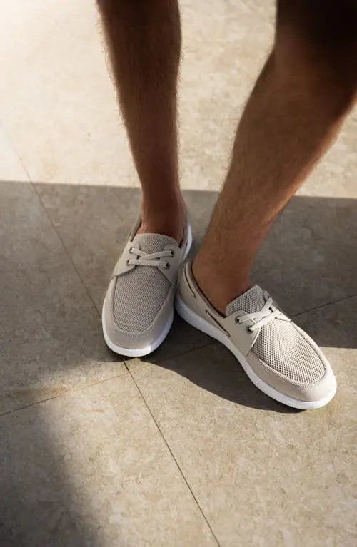 Swims Breeze Boat Shoe - Mist/sand/white