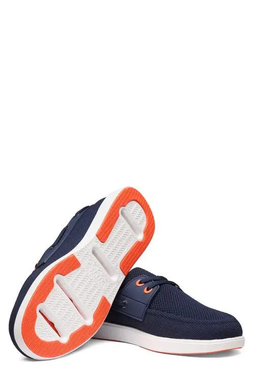 Swims Breeze Boat Shoe - Navy/white/orange