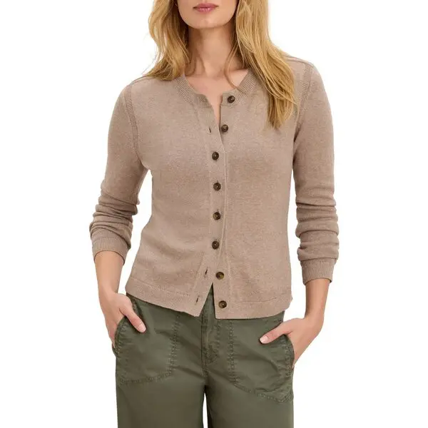 NIC+ZOE Cotton Button-front Cardigan