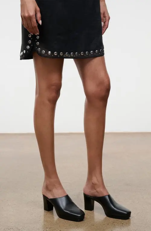 Staud Monica Heeled Mule - Black