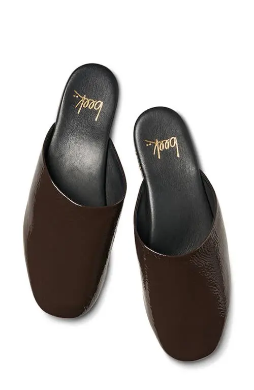 Beek Blackbird Flat Leather Mule